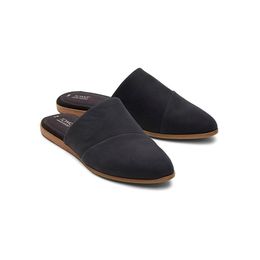 Toms Shoes TOMS Leder-Pantoletten in Schwarz - 48% | Gr&ouml;&szlig;e 38,5 | Damen-pantoletten