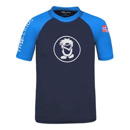 Trollkids Badeshirt "Kvalvika" in Dunkelblau - 23% | Gr&ouml;&szlig;e 116 | Kinder-bademode