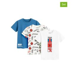 COOL CLUB 3er-Set: Shirts in Blau/ Wei&szlig; - 20% | Gr&ouml;&szlig;e 116 | Kinder-oberteile