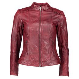 7eleven Lederjacke "Georgina" in Bordeaux - 58% | Gr&ouml;&szlig;e 42 | Damenjacken