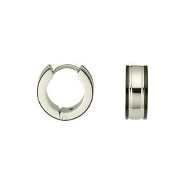 Firetti Damen Paar Creolen &raquo;Schmuck Geschenk Edelstahl Ohrschmuck Ohrringe&laquo; silber 13mm, Edelstahl
