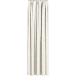 OTTO home Gardine &raquo;ELVIRA, nach Wunschma&szlig;&laquo; Kr&auml;uselband 1 Stk. tlg. Ma&szlig;anfertigung, made in europe, Wohnzimmer, Schlafzimmer, uni beige Voile, 