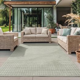 Ayyildiz Teppiche Outdoorteppich &raquo;NOVA 1201 , auch als L&auml;ufer und Rund&laquo; rechteckig 8 mm H&ouml;he Material aus schmutzabweisendem Polypropylen, In-/Outdoor geeignet gr&uuml;n 