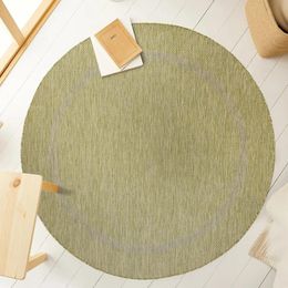 Ayyildiz Teppiche Outdoorteppich &raquo;RELAX 4311, auch als L&auml;ufer und in Rund&laquo; rund 5 mm H&ouml;he L&auml;ufer, Pflegeleicht, Robust, In- und Outdoor, gro&szlig;e Farbauswahl gr&uuml;n 