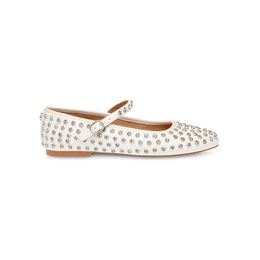 Steve Madden Spangenballerinas in Wei&szlig; - 60% | Gr&ouml;&szlig;e 39 | Damen-ballerinas