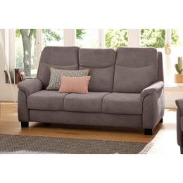 OTTO home 3-Sitzer &raquo;Boccaccio&laquo; mit Federkern, incl. Kopfteilverstellung grau Struktur weich (90% Polyester / 10% Polyamid);Luxus-Microfaser (100% 