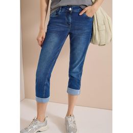 Cecil Jeans-Caprihose in Blau - 38% | Gr&ouml;&szlig;e W31/L28 | Damenhosen