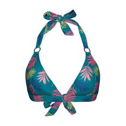 Sassa Mode Sassa Bikini-Oberteil in T&uuml;rkis/ Bunt - 47% | Gr&ouml;&szlig;e 44 | Damen-bademode