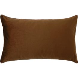 Pad Dekokissen &raquo;Elegance&laquo; Design als Basic, aus Samt, elegante Optik, in verschiedenen Gr&ouml;&szlig;en braun Polyester B/L: 35cm x 60cm, 1 Stk.