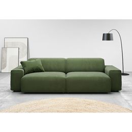Home Affaire Big-Sofa &raquo;Glimminge auch in Breitcord, Feincord + Easy care-Bezug,&laquo; besondere Kedern&auml;hte Zierkissen gr&uuml;n 95% Polyester, 5% Nylon B/H/T: 