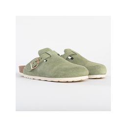 Sunbay Leder-Clogs "Molky" in Hellgr&uuml;n - 66% | Gr&ouml;&szlig;e 37 | Damen-pantoletten