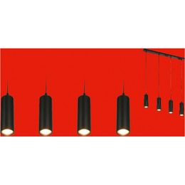 Briloner Leuchten LED Pendelleuchte &raquo;IDA&laquo; GU10 L&auml;nge 76cm, Esszimmer, Esstisch, Wohnzimmer schwarz Einheitsgr&ouml;&szlig;e