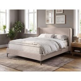 Home Affaire Polsterbett &raquo;LYSEKIL Bettgestell mit Lattenrost, Breite 140/160/180/200cm, Chenille&laquo; Rahmenbett mit Kopfteil, ohne Matratze und Topper 
