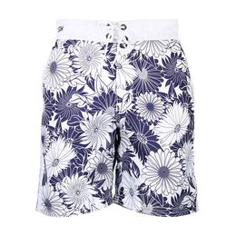 SRK Badeshorts "Cabana" in Lila/ Wei&szlig; - 69% | Gr&ouml;&szlig;e M | Herren-bademode-sport