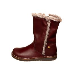 El Naturalista Leder-Winterstiefel in Dunkelrot - 45% | Gr&ouml;&szlig;e 30 | Kinderstiefel