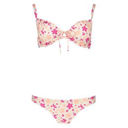 Lascana Bikini in Creme/ Pink - 56% | Gr&ouml;&szlig;e 44B-Cup | Damen-bademode