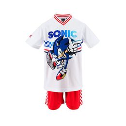Sonic 2tlg. Outfit "Sonic" in Wei&szlig;/ Rot - 52% | Gr&ouml;&szlig;e 104 | Kinderhosen