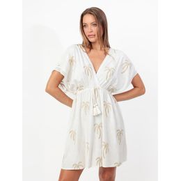admas Kleid in Wei&szlig; - 48% | Gr&ouml;&szlig;e L | Damen-kleider