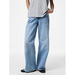Pieces Jeans "Pcselma" - Wide fit - in Hellblau - 36% | Gr&ouml;&szlig;e W26/L30 | Damenjeans