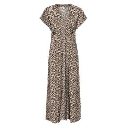 Only Kleid in Schwarz/ Braun - 42% | Gr&ouml;&szlig;e S | Damen-kleider