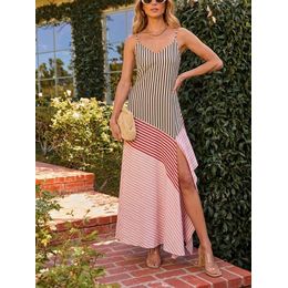 LA Angels Kleid in Beige/ Rosa - 52% | Gr&ouml;&szlig;e L | Damen-kleider