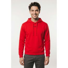 Hugo Herren Hugo Kapuzensweatshirt &raquo;Dapo&laquo;, Kapuze mit Kordelzug, Relaxed Fit, Hugo Logo XL