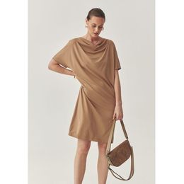 TATUUM Kleid in Hellbraun - 64% | Gr&ouml;&szlig;e L | Damen-kleider