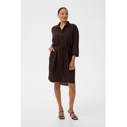 Kaffe Kleid in Dunkelbraun - 51% | Gr&ouml;&szlig;e 36 | Damen-kleider
