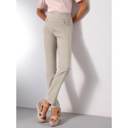 Stehmann Comfort line Damen Hose in Schlupfform, stein, Gr&ouml;&szlig;e 20