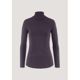 hessnatur Softrib Longsleeve in dunkle traube | Gr.: 38