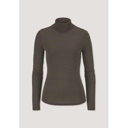 hessnatur Streifen Softrib in vintage oliv | Gr.: 46