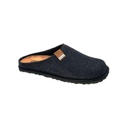 Fischer Markenschuh Herren-Pantoffel Helge in Blau | Gr.: 44