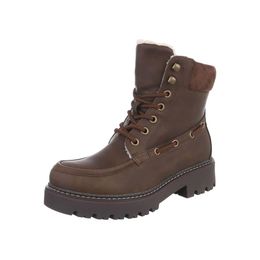 Ital-Design Stiefelette in Braun | Gr.: 39