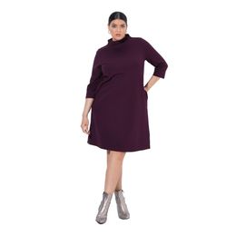 Ulla Popken Kleid in dunkle pflaume | Gr.: 46-48