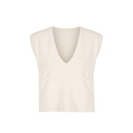 Ulla Popken Pullover in perlwei&szlig; | Gr.: 58-60
