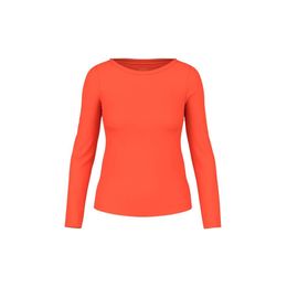 Marc Cain COLLECTIONS Shirt mit Seiden-Rundhals in Tigerlily | Gr.: 38