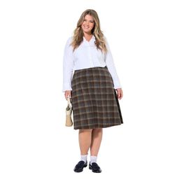 Ulla Popken Minirock in mahagoni | Gr.: 50-52