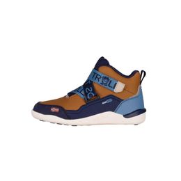 Trollkids Barfu&szlig; Wanderschuh Winter Nordfjord in teak brown | Gr.: 28