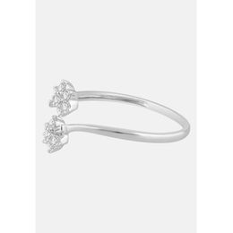 Diamant Exquis Ring aus 375 Wei&szlig;gold mit Diamant | Gr.: 54