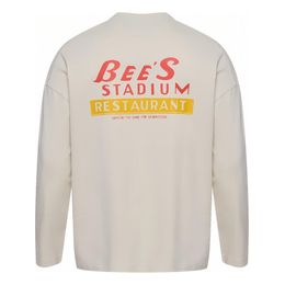 Hummel Longsleeve "Loose T-Shirt Longsleeve Bees Stadium" in Wei&szlig; | Gr.: XL