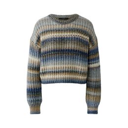 Oui Pullover in lt brown blue | Gr.: 40
