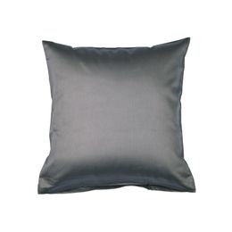 Traumschloss Mako-Satin Kissenbezug in anthrazit | Gr.: 40x80 cm