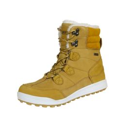 GUGGEN Mountain Fellstiefel mit Lammwolle in Braun | Gr.: 40