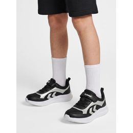 Hummel Elastische Schn&uuml;rsenkel Sneaker Glow Kinder in BLACK | Gr.: 29