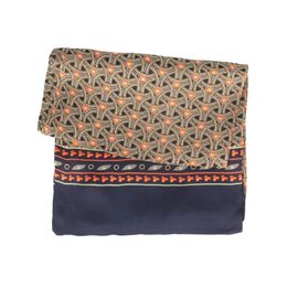 BREITER Seidenschal in blau | Gr.: onesize