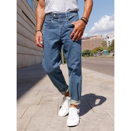 WITT Herren Jeans mit 2 kn&ouml;pfbaren Ges&auml;&szlig;taschen, blue-bleached, Gr&ouml;&szlig;e 25