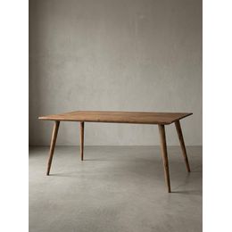 KADIMA DESIGN Esszimmertisch REPA 160 x 80 x 76 cm rustikal Massiv-Holz, | Gr.: 60 x 120 x 76 cm