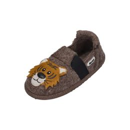 NANGA Hausschuhe ROAR TIGER 2.0 in braun | Gr.: 24