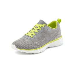 Lascana Sneaker in grau/lime | Gr.: 40