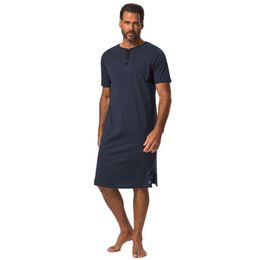 JP1880 Langer Schlafanzug in navy blau | Gr.: 3XL